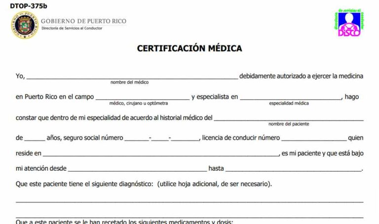 Formulario DTOP-DIS-256 - Cesco Citas Puerto Rico