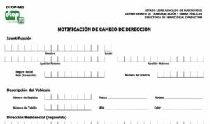 Formulario DTOP-DIS-375 - Cesco Citas Puerto Rico